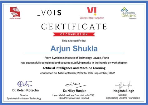 Arjun Shukla On Linkedin Experience Artificialintelligence Vois Vodafone