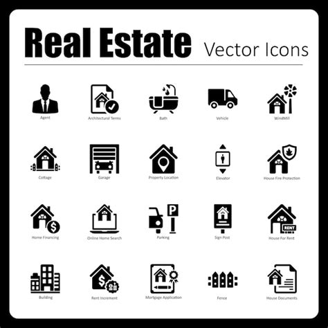 Premium Vector This Is A Collection Of 20 Beautiful Handcrafted Pixel Perfect Real Estate