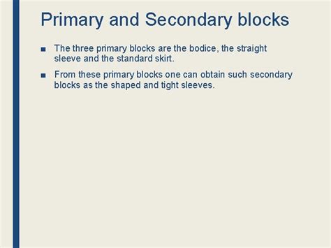 basic block pattern basic blocks pattern its different