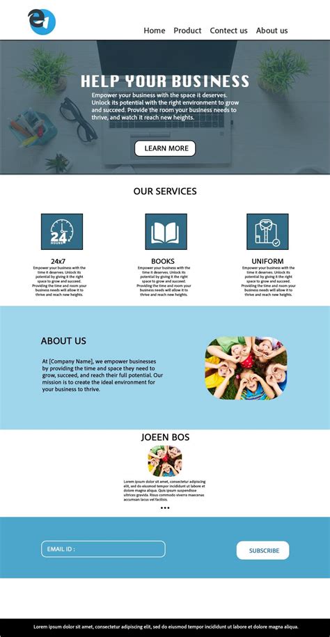 tamanna islam on linkedin sample web template design created using adobe photoshop this design…