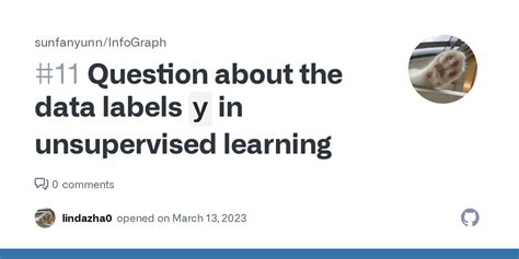 Question About The Data Labels `y` In Unsupervised Learning · Issue 11