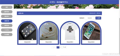 springboot大学生一体化服务平台sb00r程序 源码 数据库 调试部署 开发环境 csdn博客