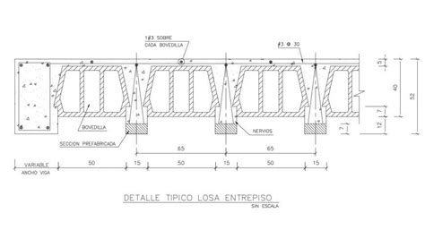 Local Bridge Constructive Section Cad Drawing Details Dwg File Cadbull