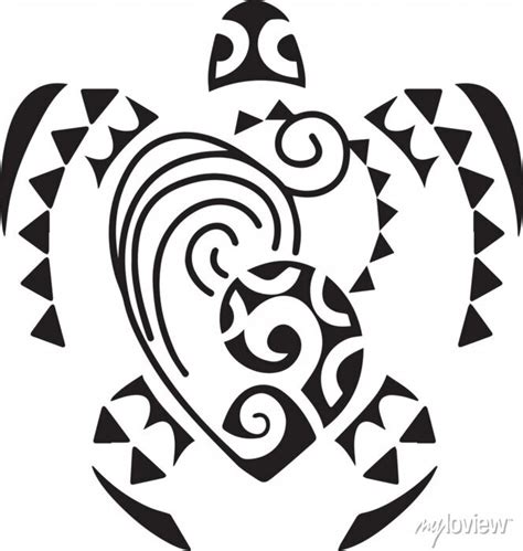 Polynesian Tribal Turtle