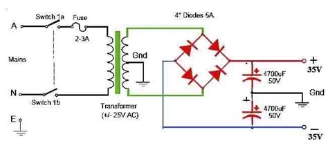 100w Amplifier Circuit Using Tip3055 And Tip2955 Tronicspro