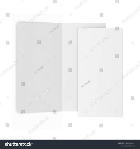 빈 소책자 서식 파일이 3d 렌더링을 스톡 일러스트 2227343293 Shutterstock