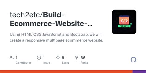 Releases · Tech2etcbuild Ecommerce Website With Html Css Javascript · Github