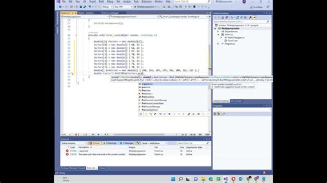 Multiple Linear Regression In C Youtube