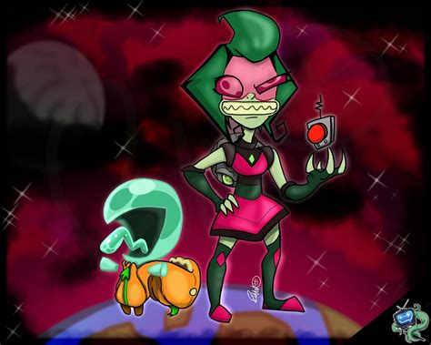 Invader Peri Fusion Of Peridot And Zim R Stevenuniverse