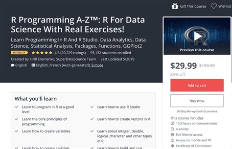 Best R Programming Courses Tutorials And Classes With A Certificate Online