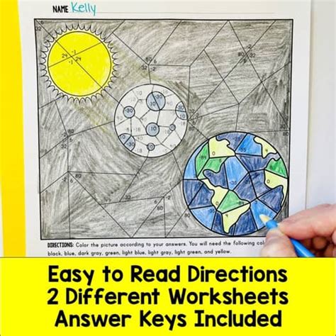 Solar Eclipse Coloring Worksheets Integers Integers Coloring Pages