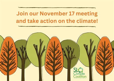 Attend Our November 17 Meeting To Find Out How You Can Support The Slo