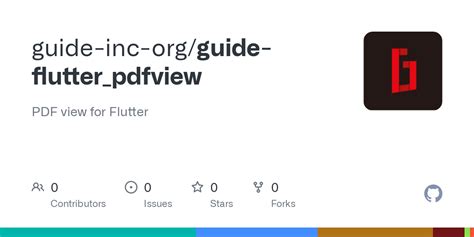 Github Guide Inc Orgguide Flutterpdfview Pdf View For Flutter