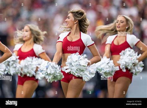 Arizona Cardinals Cheerleaders Perform During An Nfl Football Game