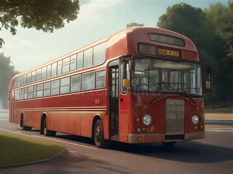 Seamless Commuting Discover Our Futuristic Bus Fleet Stock Illustration Illustration Of