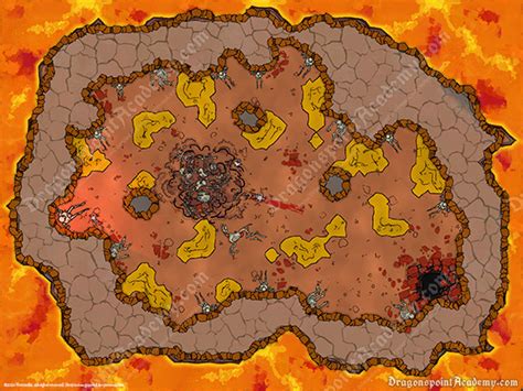 Ddal09 13 The Swarmed Heart Hellwasp Nest Battlemaps Dragonspoint Academy