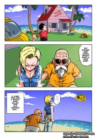 Android 18 Vs Master Roshi Uncensored Colorized Luscious Hentai Manga Porn