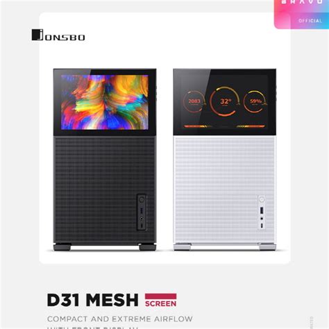 브라보텍 탁월한 쿨링 퍼포먼스 디스플레이 탑재 튜닝 Pc케이스 Jonsbo D31 D41 Mesh 시리즈 출시 보드나라