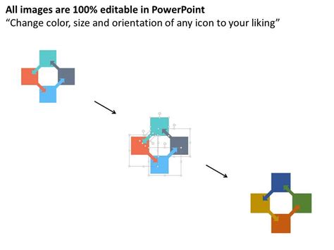Fl Four Staged Circle Arrows With Icons Flat Powerpoint Design PowerPoint Presentation Slides