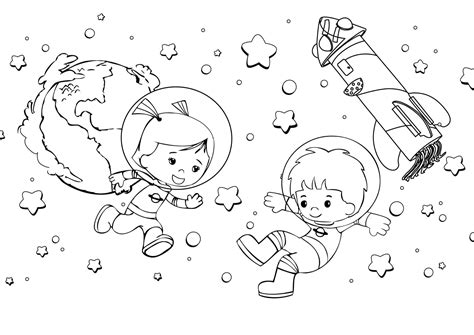 Раскраски Космос. 100 Раскрасок для печати | WONDER DAY — Раскраски для ...