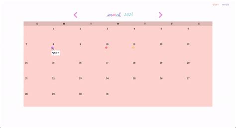 GitHub Borachoidev Web Calendar Calendarproject
