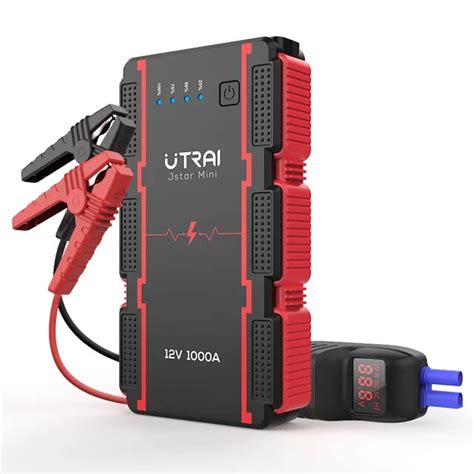 Utrai 점프 스타터 보조베터리 휴대용 자동차 배터리 스타터 12v 비상 부스터 스타터 시동 장치 2000a 1000a