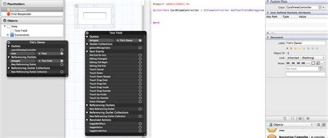 Objective C Uitextfielddelegate Causes Exception Stack Overflow