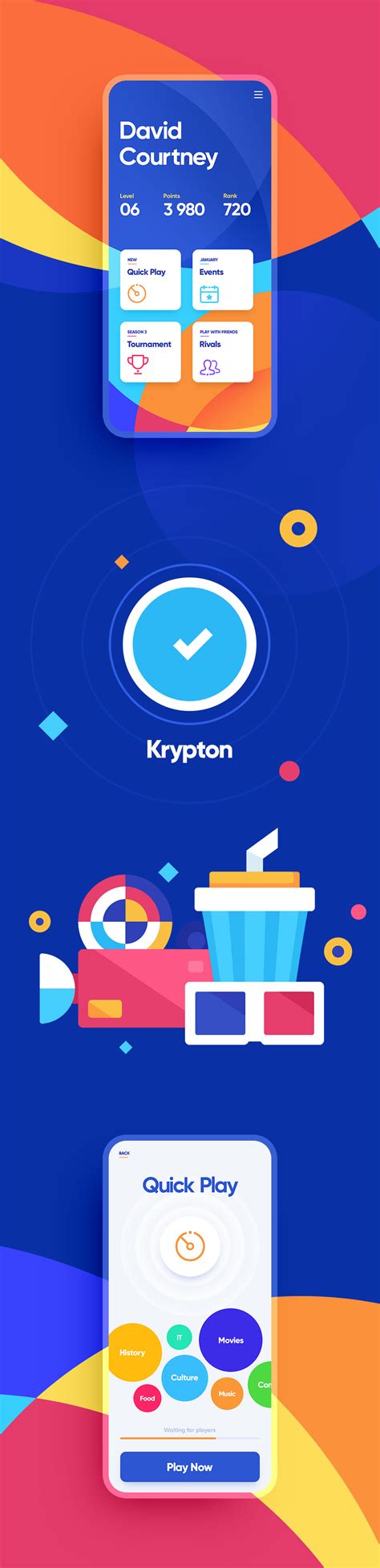 Github Spagni Quiz App Design Flutter Ui Challenge