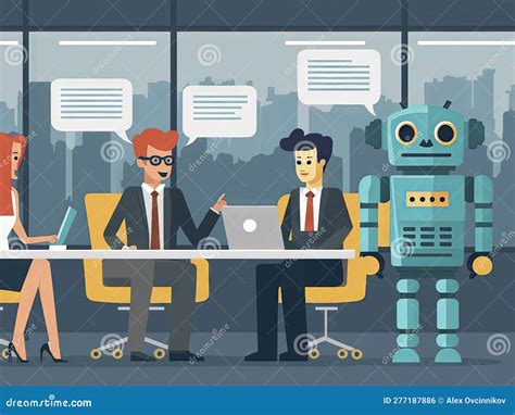 Fun And Engaging Chatbot Illustration Understanding Conversational Ai And Digital Communication
