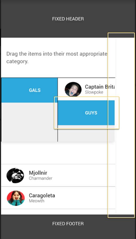 Prototyping A Drag And Drop Quiz For Touch Mobile Phone Justinmind Qanda