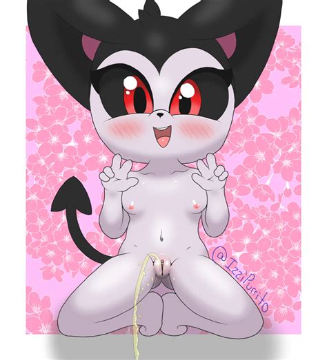 Rule 34 Anthro Black Body Black Fur Black Sclera Bodily Fluids