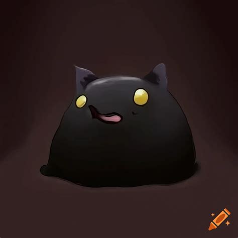 Chibi Style Slime With Wolf Ears And Tail On Craiyon