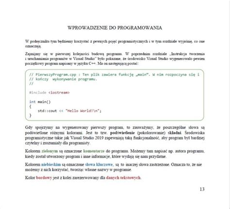 Programowanie Dla Dzieci I Młodzieży Książka Do Nauki Języka C