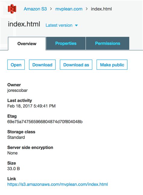 Setting Up An Static Site Using Amazon Aws S3 And Cloudfront By Jorge Escobar Medium