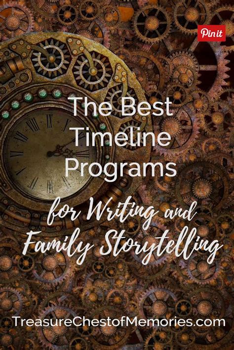 The Best Timeline Software For Writers And Family Historians Treasure Chest Of Memories