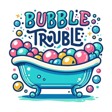 Bubble Trouble Bliss Canvas Bubbles Thought Bubbles Sketch Book