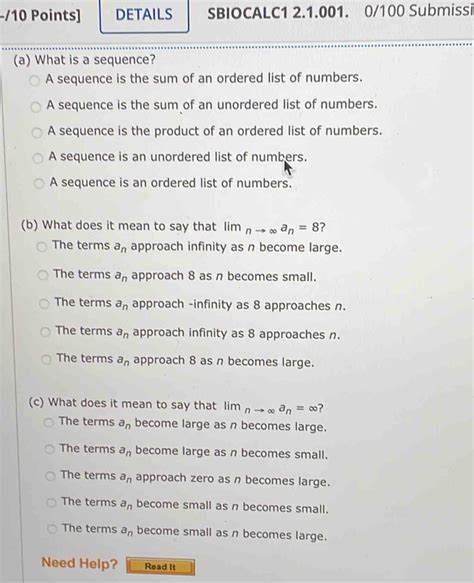 Solved 10 Points Details Sbiocalc1 21001 0100 Submissi A What