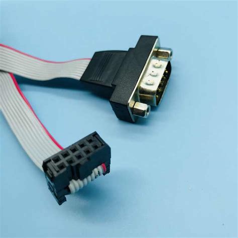 Fc2 54mm 10pin To Db 9pin Fc2 54 회색 케이블 D D Sub 9pin 라인 길이 300mm 플랫 리본