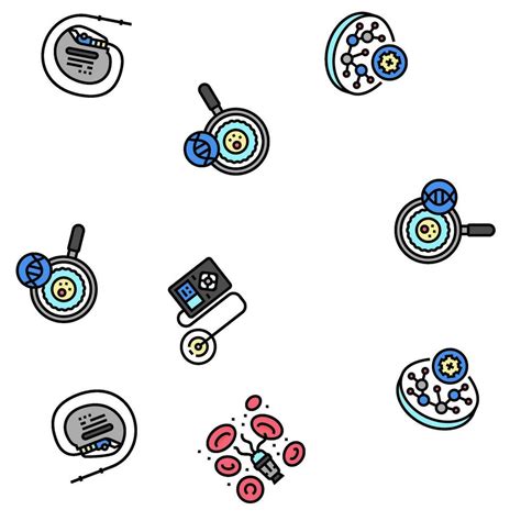 Biomedical Medical Science Vector Seamless Pattern 33064251 Vector Art At Vecteezy