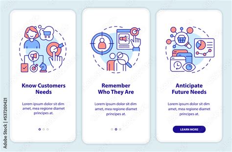 Marketing Personalization Strategies Onboarding Mobile App Screen