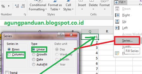 Auto Fill Pada Microsoft Excel AGUNG TUTORIAL