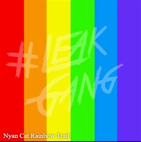 Nyan Cat Rainbow Trail