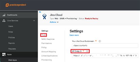 Enable Saml For Jira Cloud Practice Protect Support