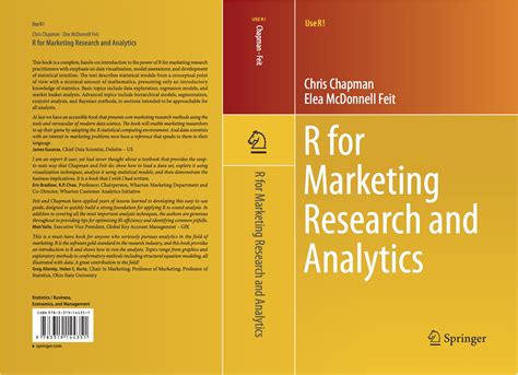 Chapman And Feit R For Marketing Research And Analytics