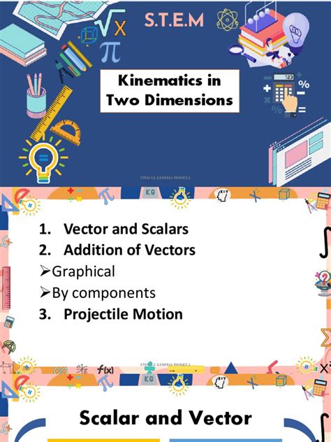 L3 1 Kinematics In 2d Intro To Vectors Pdf Euclidean Vector