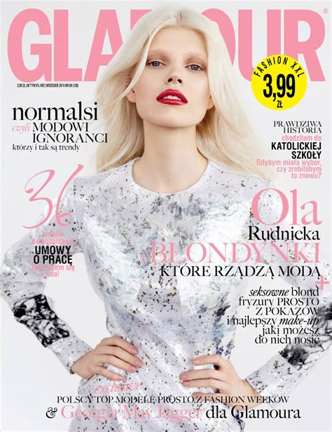 Ola Rudnicka for Glamour Poland September 2014