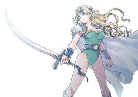 Michibata 65 Celes Chere Final Fantasy Final Fantasy Vi 1girl Armor Belt Blonde Hair