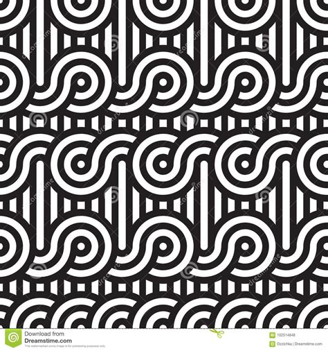 Seamless Geometric Pattern Geometric Simple Print Vector Repeating Texture Monochromatic