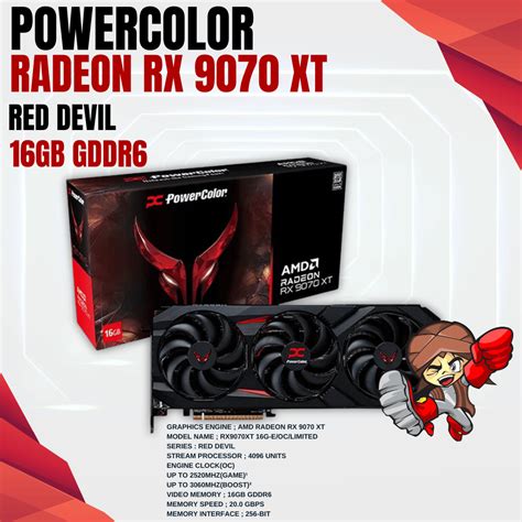 Powercolor Red Devil Amd Radeon Rx Xt Gb Gddr Quadra Computer