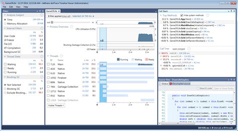 overview of dottrace 6 timeline profiling the tools blog